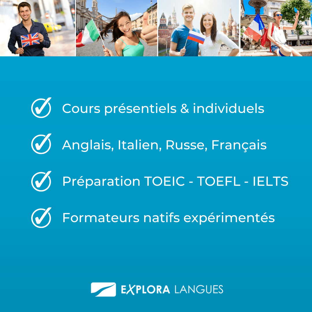 Cours de langues avec formateurs de langue maternelle